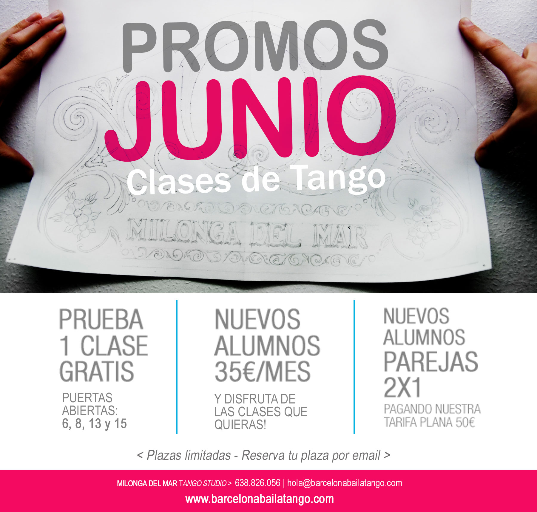 Clases de Tango en Barcelona Verano 2018 / Summer Tango Lessons ...